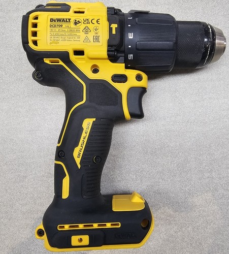 DEWALT DCD709 18V Li-ion XR Cordless Brushless Hammer Driver Drill ...