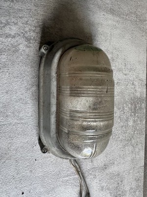 Original Vintage Reclaimed Aluminium Coughtrie Bulkhead Lamp Light SP6 ...
