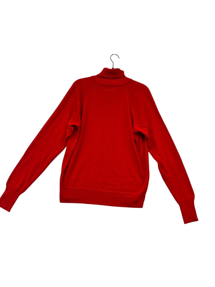 Vintage Lord Jeff Red Turtleneck Sweater L #46A | eBay