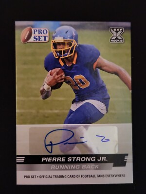Pierre Strong Jr 2022 Leaf Pro Set PSA-PSJ AUTOGRAPH Patriots Rookie Rc ...