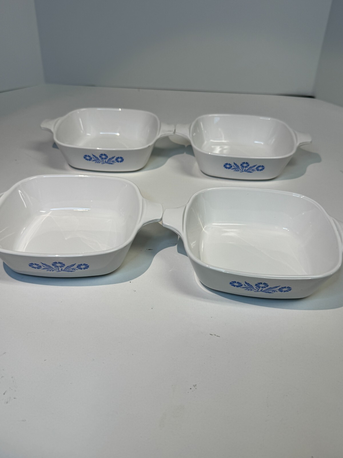 Corning Ware Blue Cornflower Blue P-41 Petite Pan- Set of 4 EUC | eBay