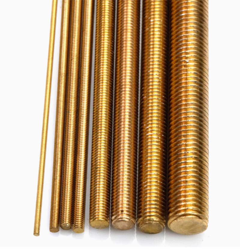 Solid Brass Threaded Thread Rod Bar Stud Studding Allthread M2-M20 | eBay