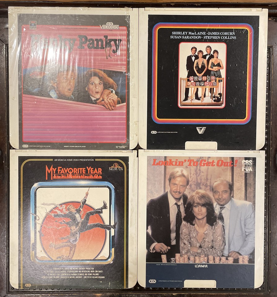 CED Video Disc 10 Movie Lot: Drama Romance Action Comedy RCA ...