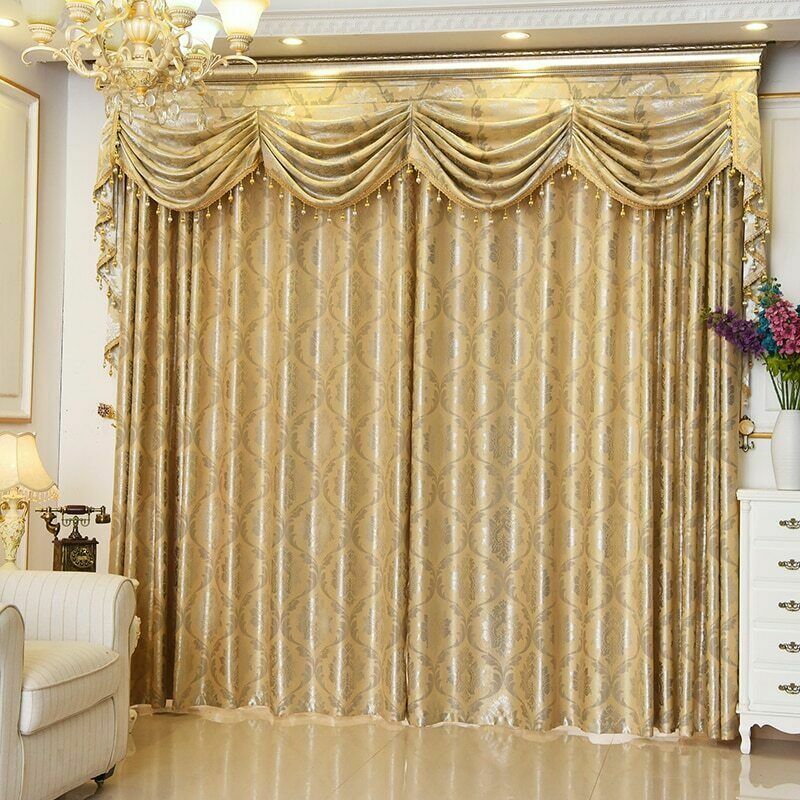 Curtains Tulle for Living Room Dining Valance Luxury European Style ...