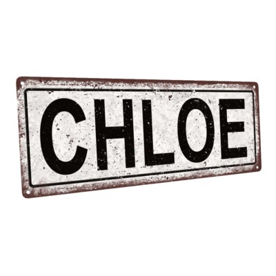 Chloe Metal Sign; Wall Decor for Kids Room or Nursery | eBay