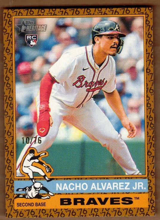 2025 Topps Heritage - Nacho Alvarez Jr. #145 Color of the Year /76 (RC ...