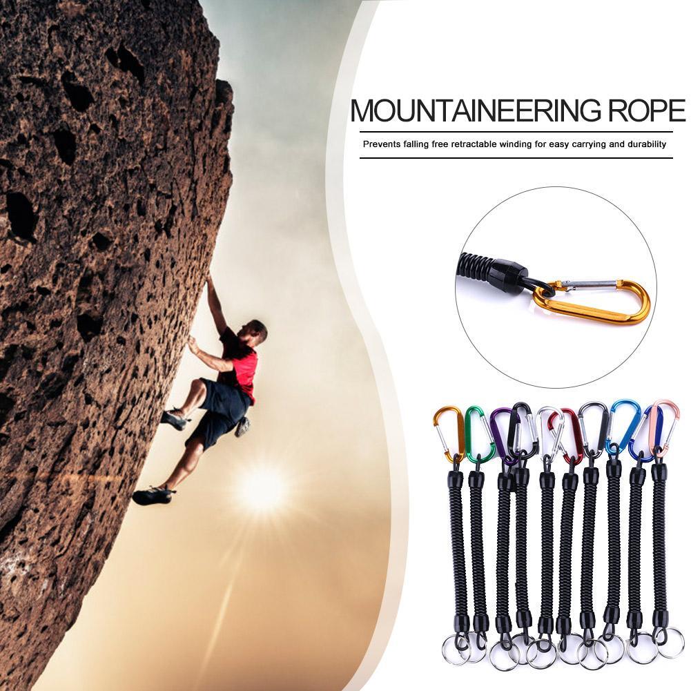 Coiled Fishing Lanyards Boating Prevent Rod Drop Lose Ropes Missed Line ...