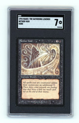 NETHER VOID NM MAGIC THE GATHERING LEGENDS EDITION 1994 SGC 7 NM ...