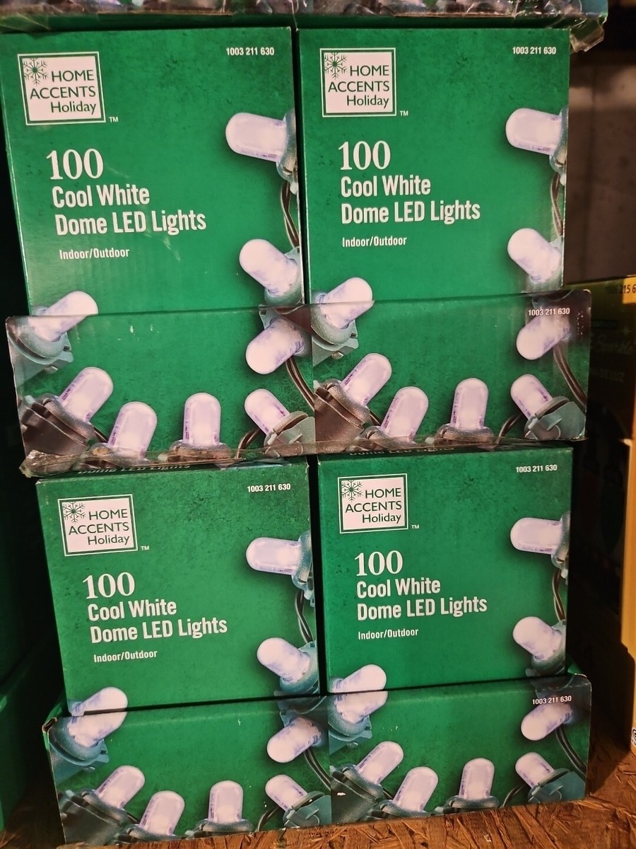 White Led Dome String Lights String Lights 10 Warm White 32 LED Bulb