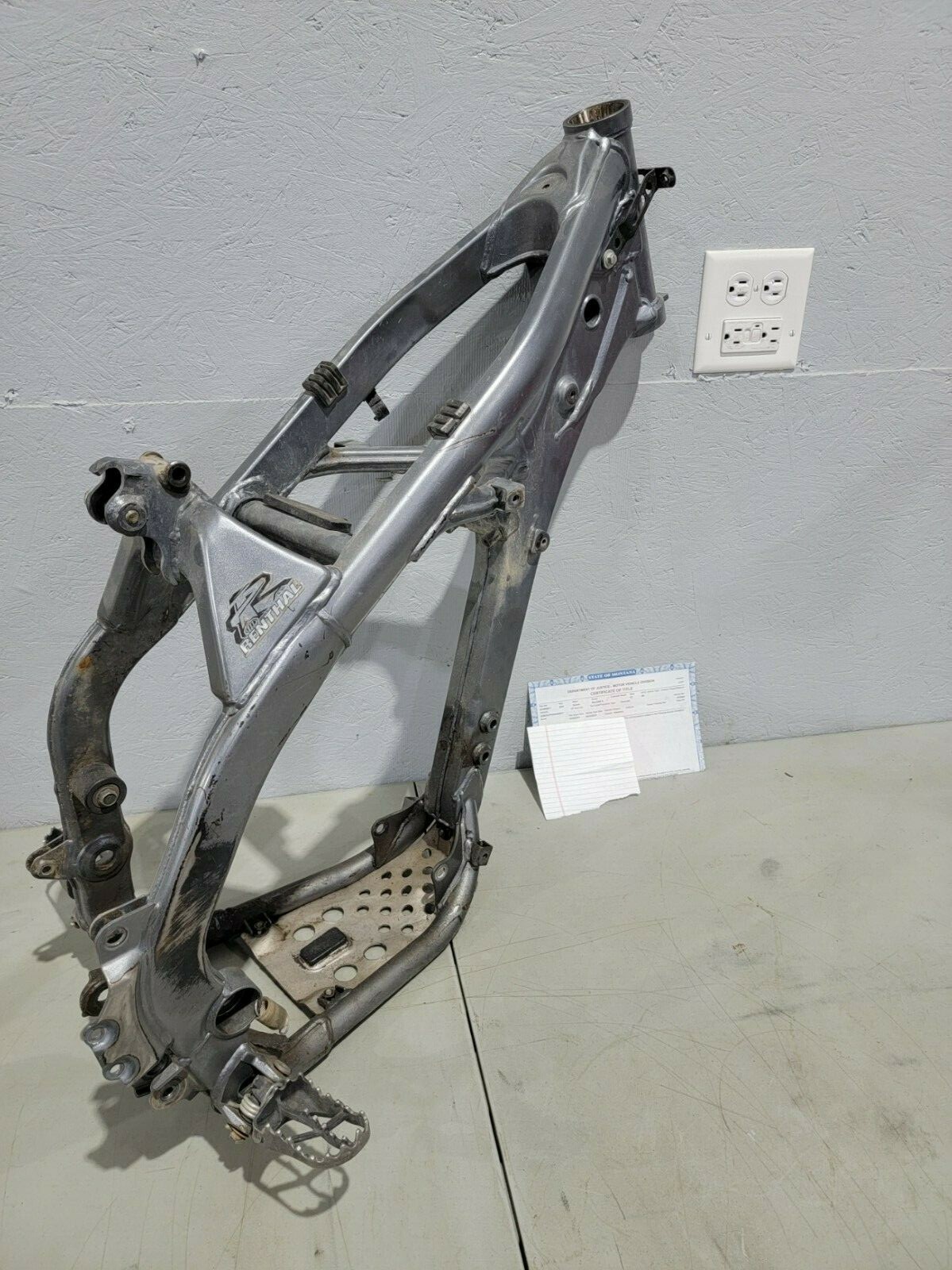 CLEAN TTL 04 05 06 Suzuki RMZ250 RMZ 250 Body Frame Sub Frame Chassis ...