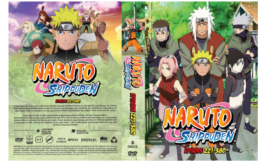 DVD Naruto Vol.1 - 720 End English Dubbed + 11 Movies Complete Series ...