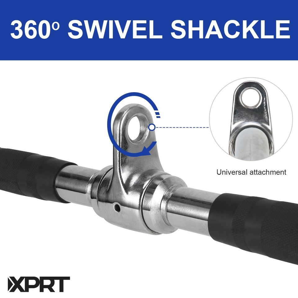 XPRT Fitness 34’’ PRO LAT Neutral Grip Pulldown Attachment Overhand ...