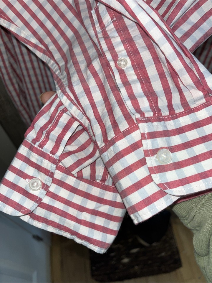 Kenneth Cole Reaction Men's Shirt Size XXL Regular Fit Red/white ...