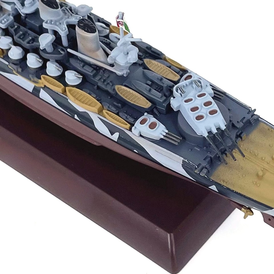24cm Diecast Alloy 1/1000 Scale Italian Battleship Roma Model Static ...