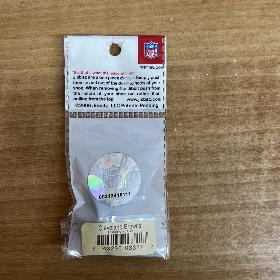 Jibbitz NFL TEAMS Official Crocs Retired Charms RARE & NEW Cleveland ...