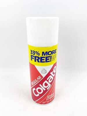 Colgate Regular Shave Cream 14.75 oz NOS Rare Rich Lather | eBay