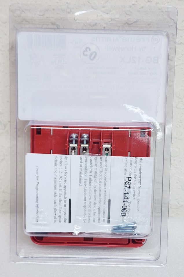 Honeywell Fire-Lite BG-12LX Dual Action Addressable Pull Station | eBay