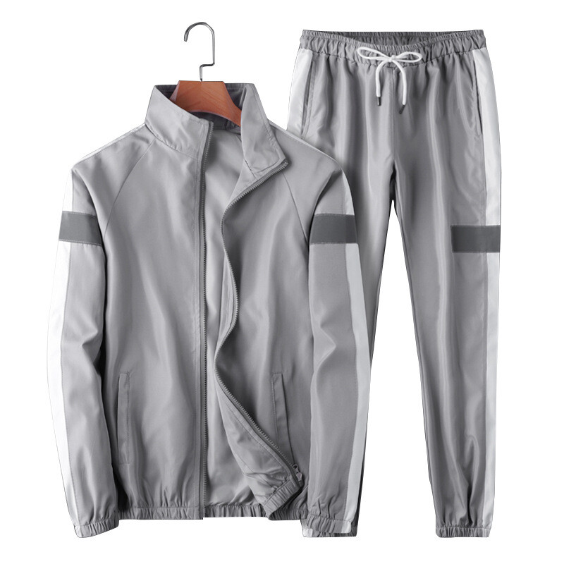 Mens Bottoms Casual Sports Set Jogging Suit Tracksuit Sets 2Pcs ...