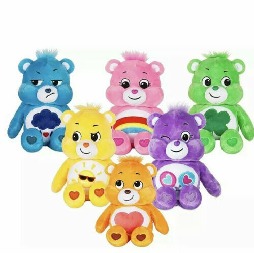 LOT 6 CARE BEARS 2020 Plush GRUMPY TENDERHEART SHARE CHEER GOOD LUCK ...