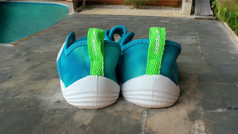 Speedo Summer Surf Walker Water Swim Shoes Blue Green Size XL 11-12 ...
