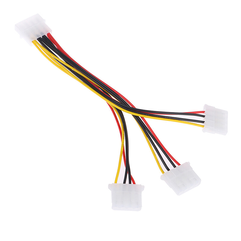 4 Pin IDE 1-to-3 Molex IDE Female Power Supply Splitter Exentsion ...
