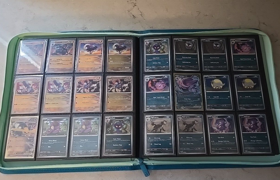 POKÉMON Temporal Forces Complete Master Set w/ SV 5 Binder + 1 PSA ...