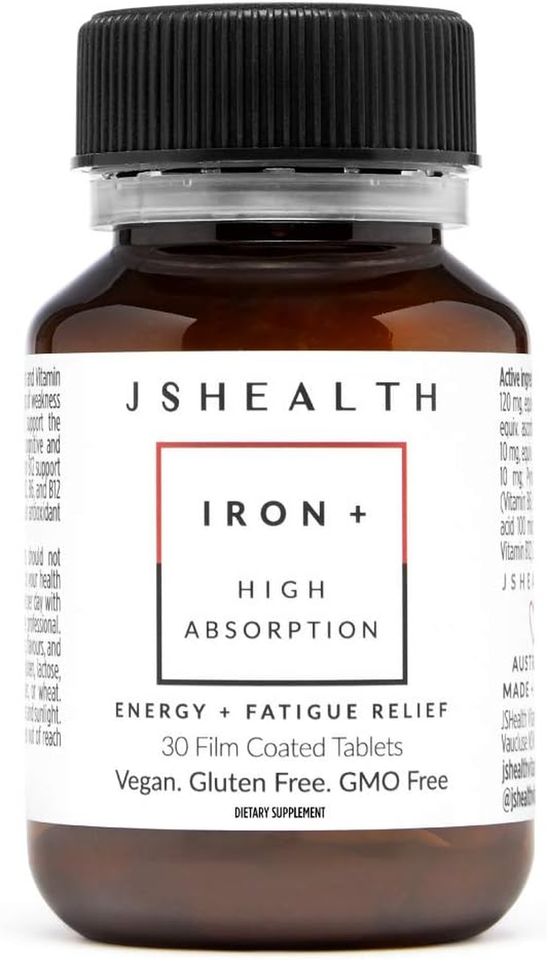 Vitamins Iron+ Supplement for Energy Support - Iron Deficiency Pills ...