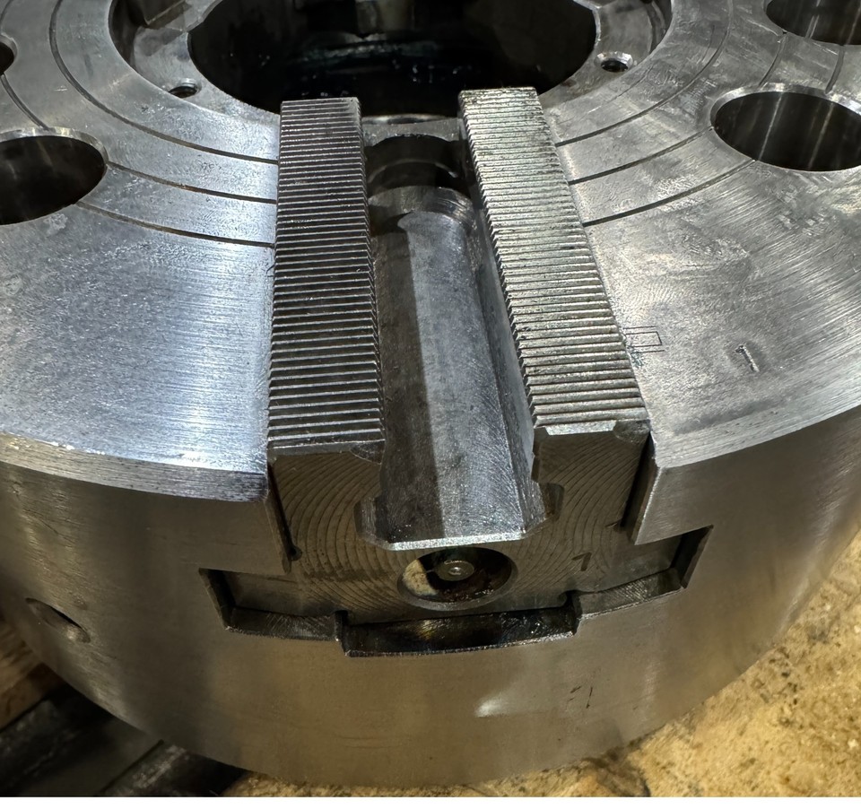 10" KITAGAWA B-210 LATHE POWER CHUCK 3-JAW A2-8 REBUILT CHUCK IN GREAT ...