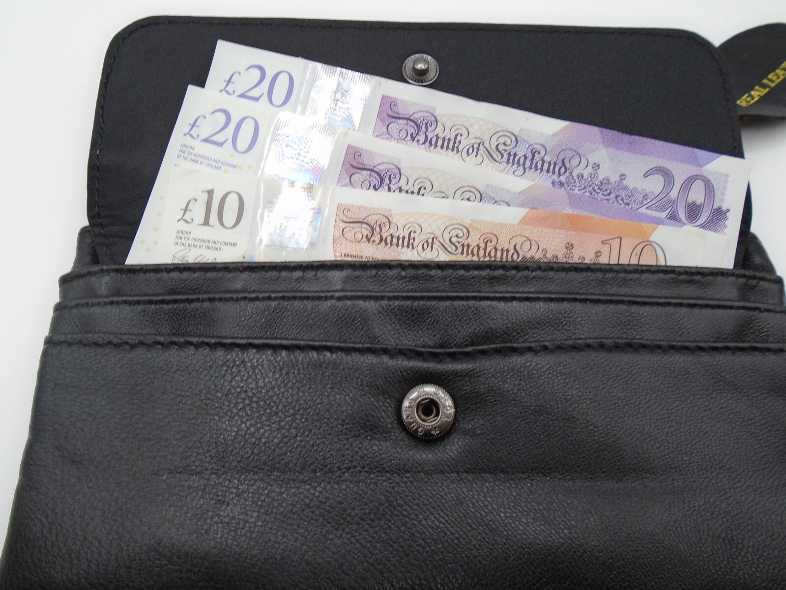 Ladies Slim Purse Black Soft Leather Purse Womens | eBay UK