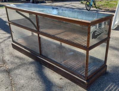 Display Cases - Antique Wood Display Case