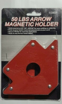 4-pk 50lb Welding Arrow Magnets 4"in Magnetic Holder 90 45 135 180 ...