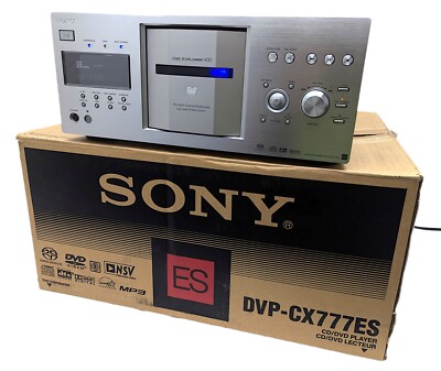Sony DVP-CX777ES 400-Disc DVD/SACD/CD Explorer Changer - Belts Replaced ...