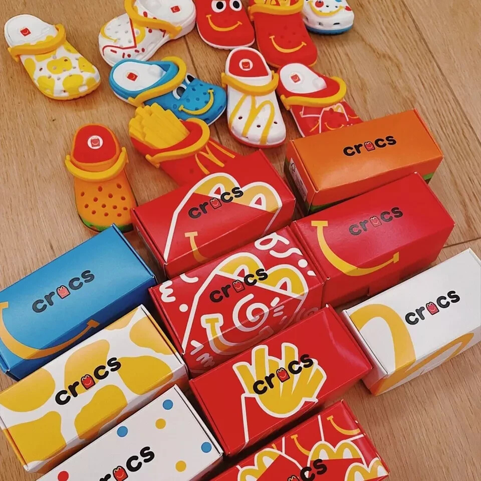 2024 McDonald's Mini Crocs Keychain Happy Meal Toys Completed Set 10 ...