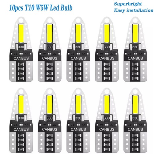 10pc LED T10 Parking Side Lights 2SMD Car Wedge Dash W5W 5630 168 194 ...