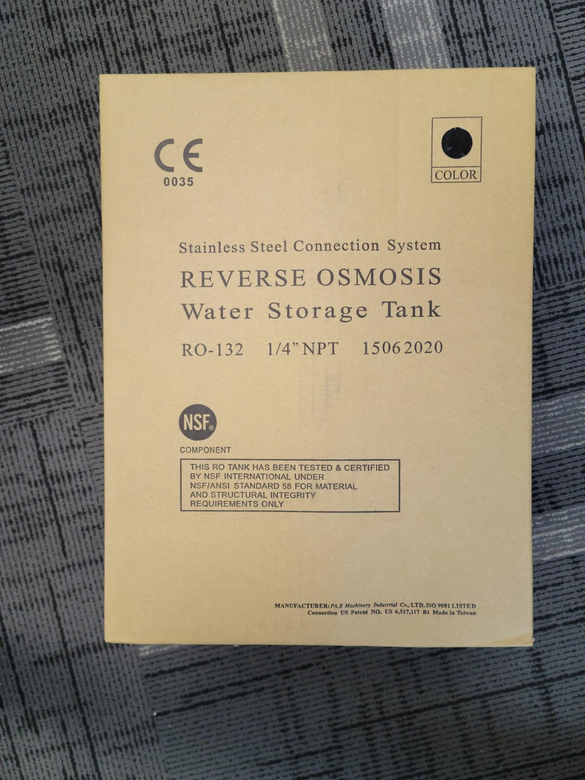 REVERSE OSMOSIS RO HOME WATER STORAGE TANK RO-132 -BRAND NEW! | eBay