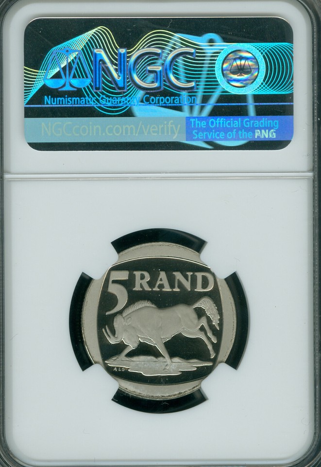 1997 SOUTH AFRICA 5 RAND NGC PF70 MAC UHCam SOLO FINEST SPOTLESS 3,596 ...