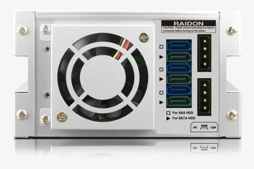 Internal 3-Bay JBOD Module Enclosure w/ Pin-Lock Tray for 3.5-inch SATA ...