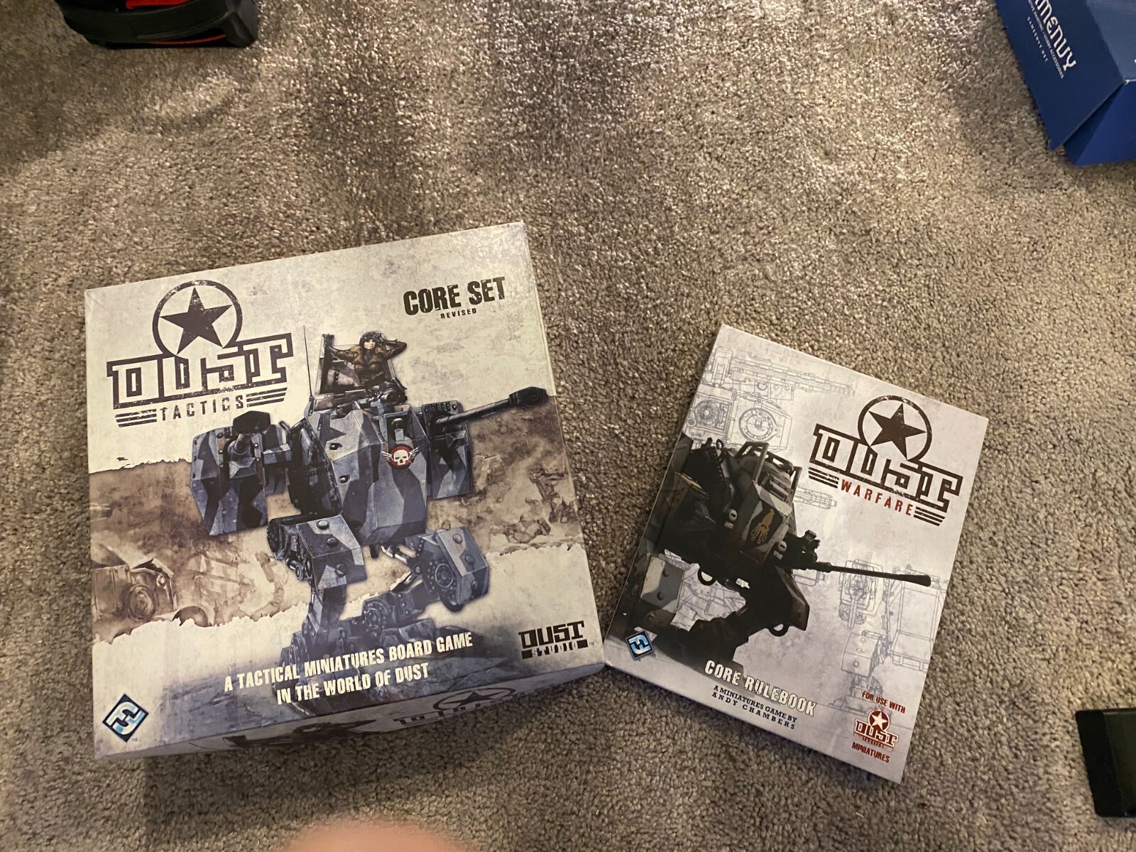 Dust Tactics Core Set Revised w/some painted miniatures and Dust ...