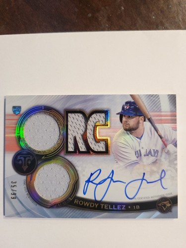 Rowdy Tellez 2019 Topps Triple Threads Rookie On Card Auto /99 | eBay