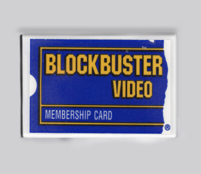 BLOCKBUSTER VIDEO MEMBERSHIP CARD - 2"x3" FRIDGE MAGNET (retro vintage ...