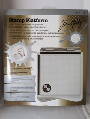 Tonic Studios Tim Holtz STAMP PLATFORM-Used Once- Retired | eBay