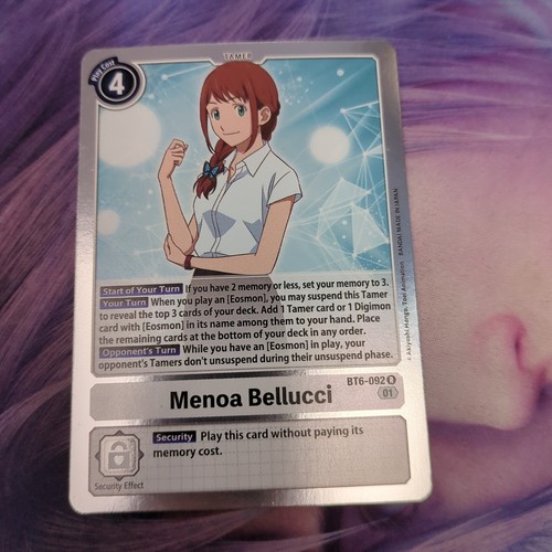 Digimon CCG Double Diamond Menoa Bellucci BT6-092R | eBay