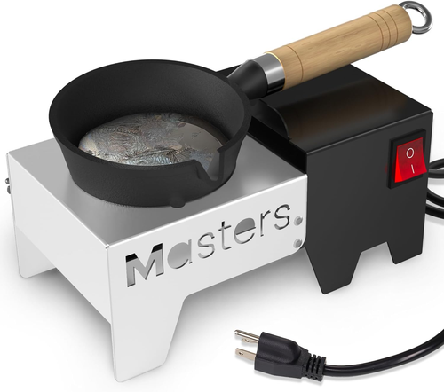 Mmasters Fast-Heating Electric Lead Melting Pot – 80 Oz Capacity ...