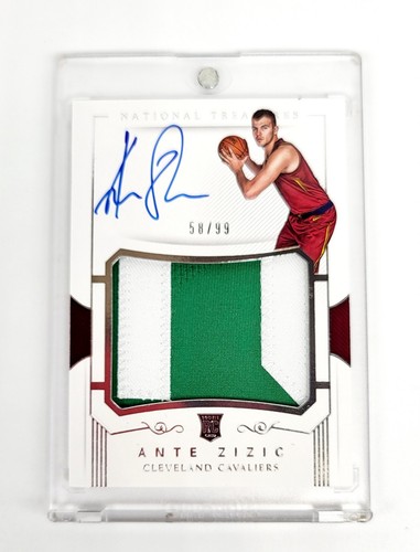 MINT #/99 RPA RC PATCH AUTO 2017-18 NATIONAL TREASURES ANTE ZIZIC ...