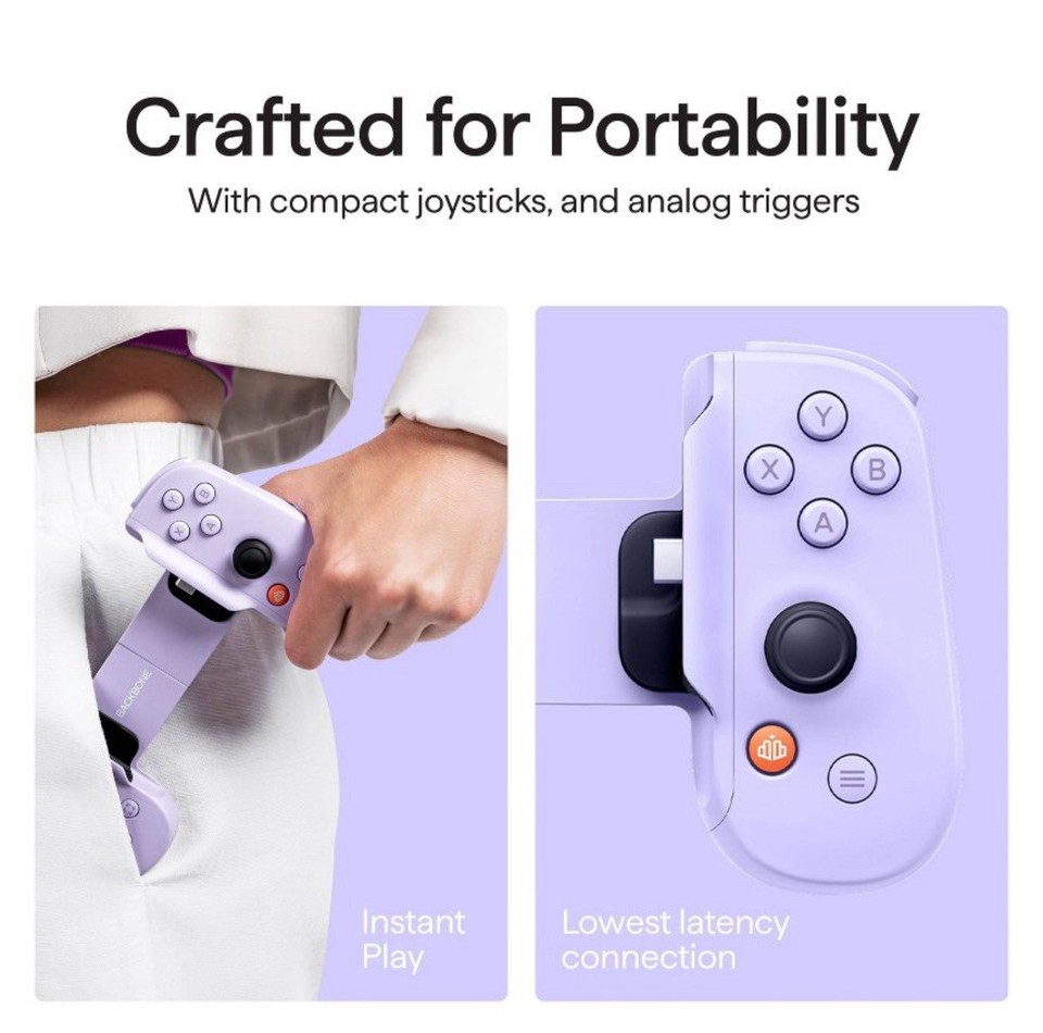 NEW BACKBONE One 2nd Gen (USB-C) Mobile Gaming Controller PURPLE BB-51 ...