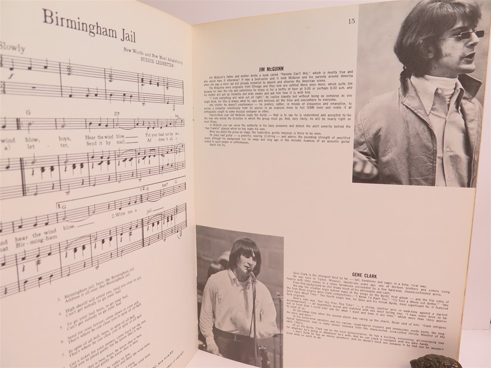 The Byrds "Folk Songbook" 1966 US Words. Music. Guitar chords | eBay