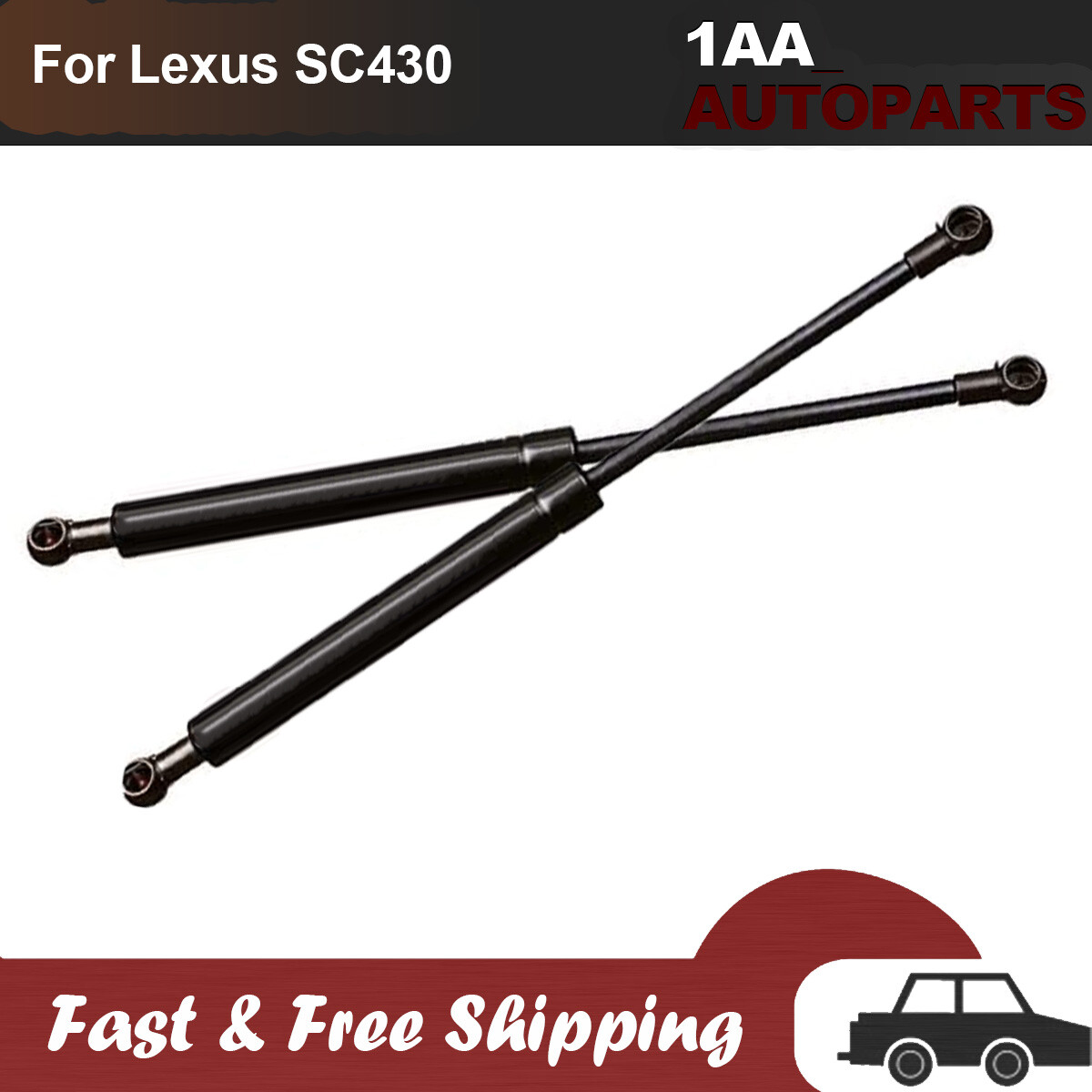 2X Rear Trunk Tailgate Lift Support Gas Shock Struts For Lexus SC430 ...