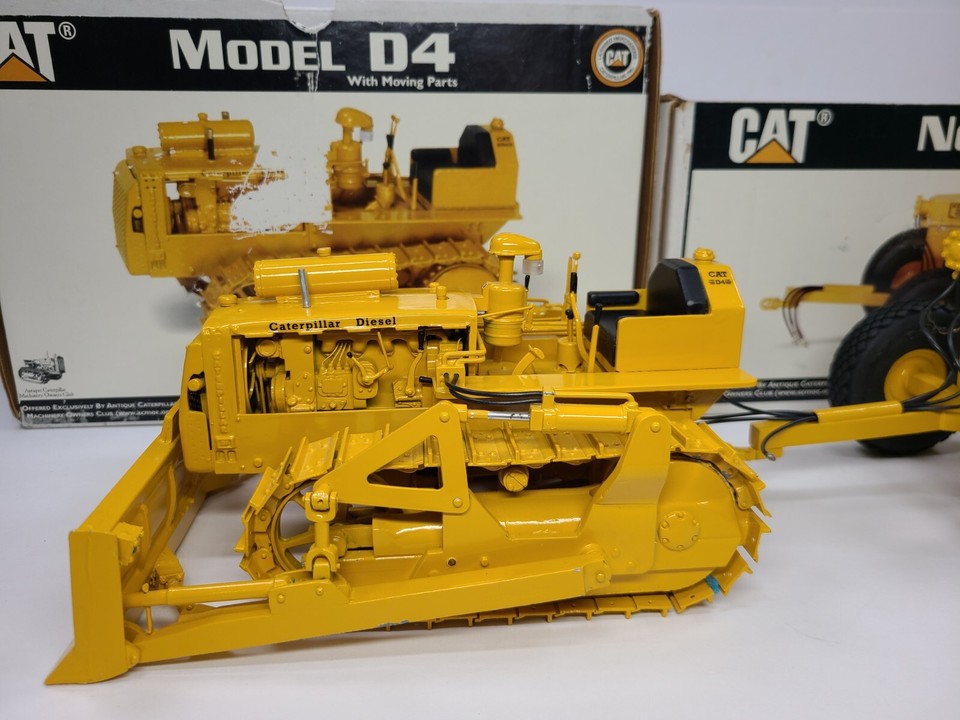 Caterpillar Cat Model D4 Dozer & No. 40 Scraper - Riecke CCM 1:16 Scale ...