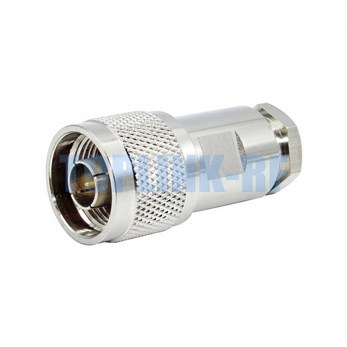 N Male Plug Solder Clamp Straight RF Connector For LMR195 RG58 RG400 ...