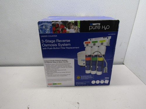 Watts Pure H2O 3 Stage Reverse Osmosis Water Filter System DWRO300 | eBay